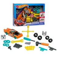 Hot Wheels Stunt Toy Track Builder Unlimited Split Loop Pack with 1 Car ...