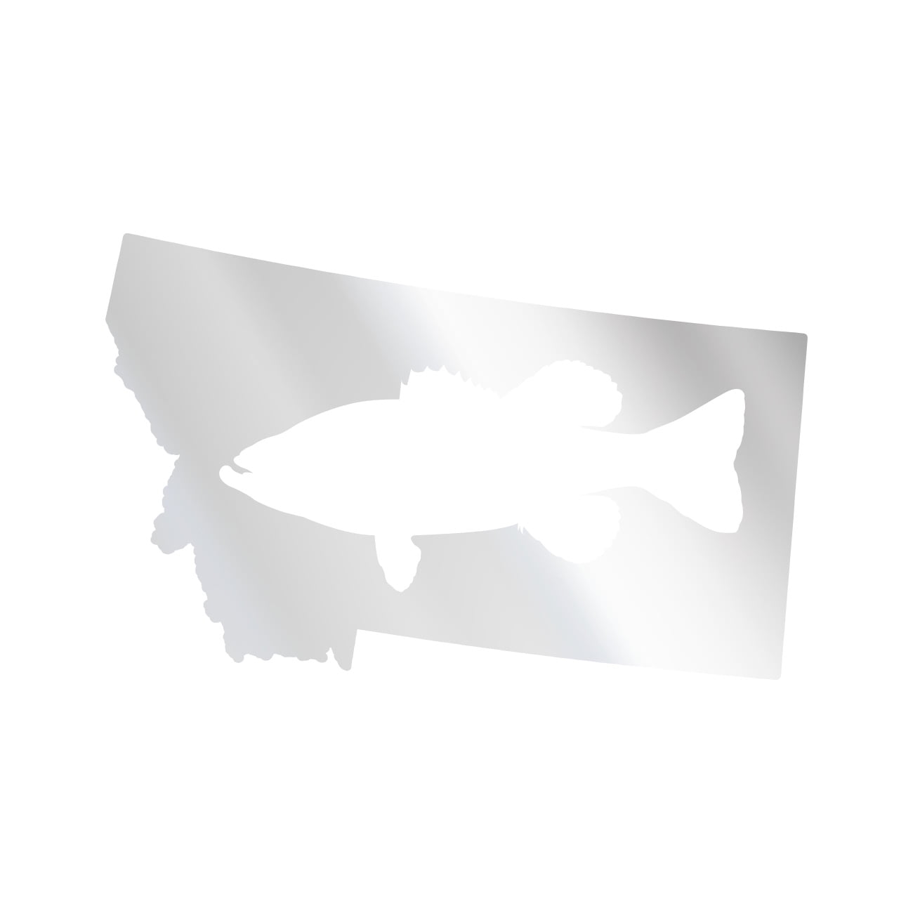 Montana Bass Sticker Decal Die Cut - Self Adhesive Vinyl - Weatherproof ...