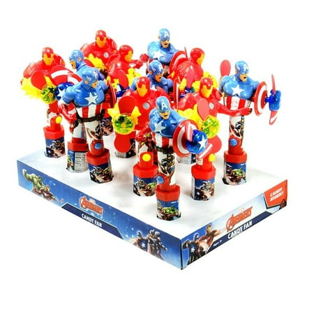 MARVEL AVENGERS CANDY WITH FAN 0.53 OZ EACH / 12 CT - Walmart.com