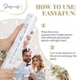 6 Pack White Confetti Poppers,Confetti Cannon,12 Inch Party Poppers ...