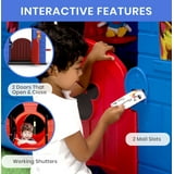 Disney Mickey Mouse Plastic Indoor,Outdoor Playhouse with Easy Assembly ...