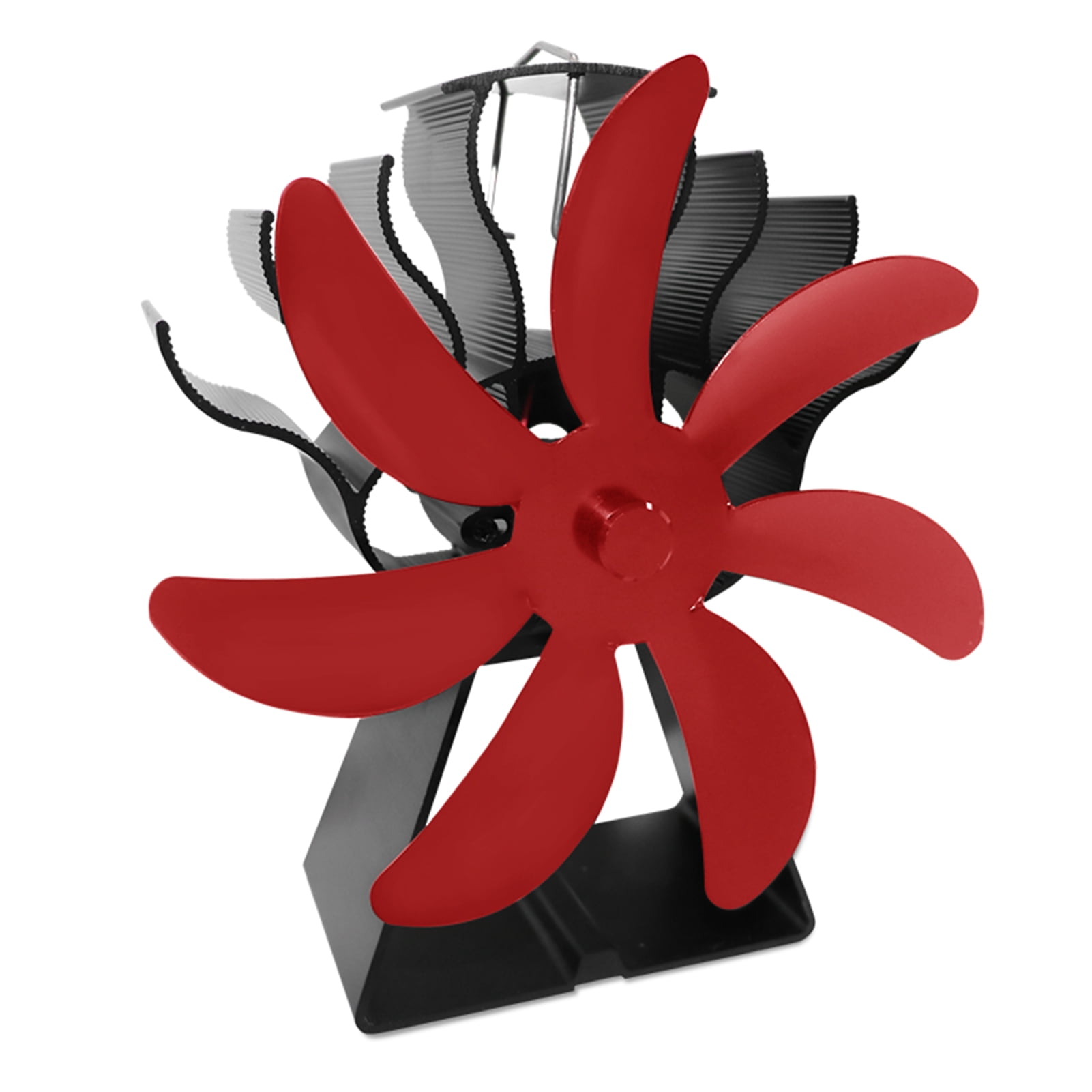 7-Blades Stove Fan Heat Powered Alumina Made Heat-Resistant with Silent ...