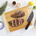 Totally Bamboo Kona Groove Bamboo Carving & Cutting Board, 18" x 12-1/2 ...
