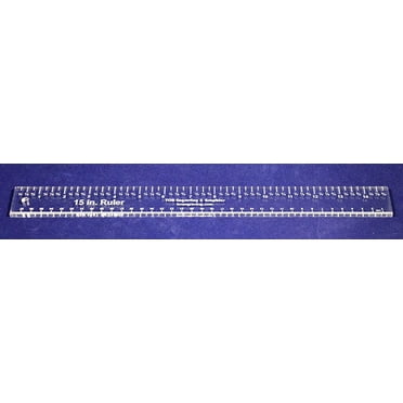 Square Ruler 10". - Clear Acrylic - Quilting/Sewing - Template 1/8 ...