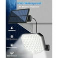 Kchsji Solar Outdoor Motion Sensor Lights, IP65 Waterproof Security ...