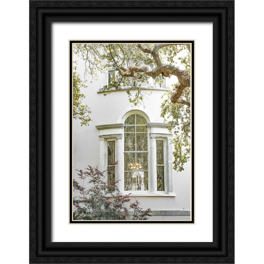 Murdock, Ramona 23x32 Black Ornate Wood Framed with Double Matting ...