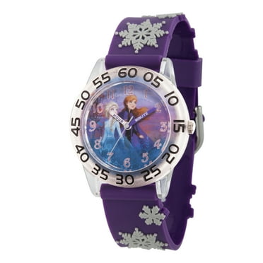 Disney Frozen 2 Elsa Girls' Clear Plastic Watch, 1-Pack - Walmart.com