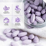 Yecuce Purple Brightening Toothpaste Tablets - Vegan, Fluoride-Free ...