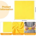 16 Pcs Car Microfiber Towels Buffing Drying Wash Cleaning Cloths Plush ...