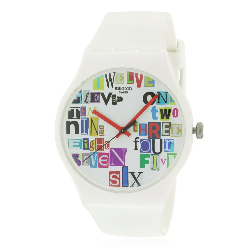 Swatch - Swatch MULTI COLLAGE Unisex Watch SUOW132 - Walmart.com ...