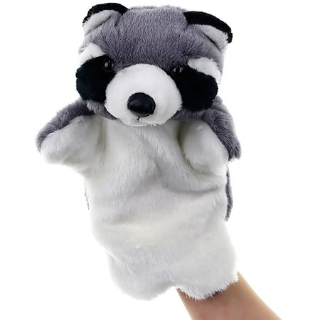 Kids Hand Puppet Cute Civet Cat Plush Puppet Animal Puppet for ...