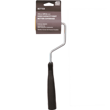 (2 pack) BETTER 4x1/2" High Density Knit Paint Mini Roller with Frame ...