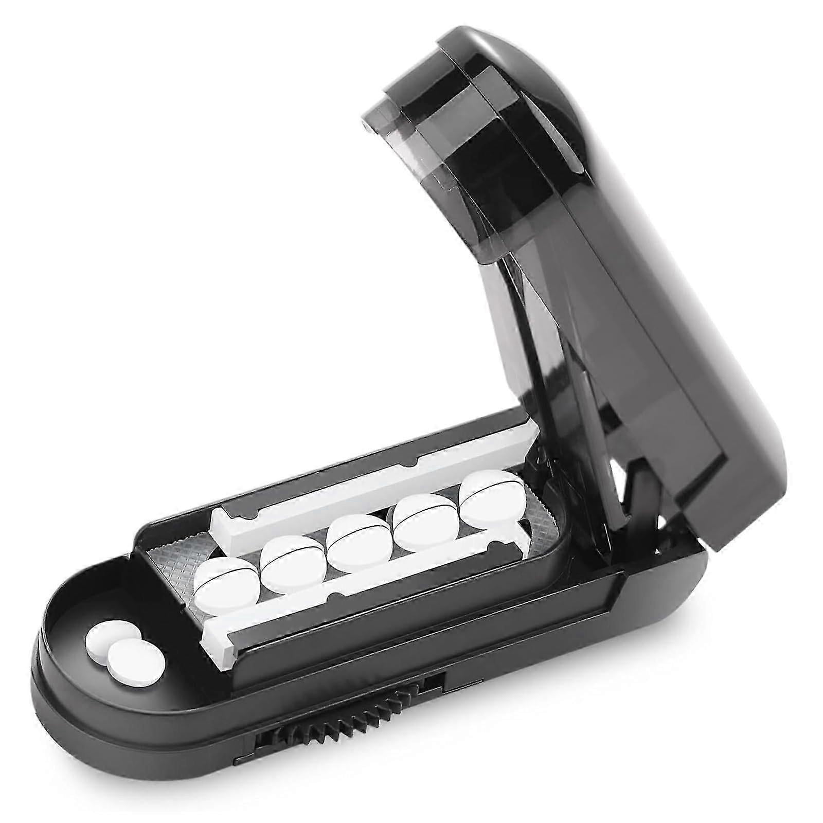 Tablet Divider, Pill Cutter with Compartments and Blade Protection ...