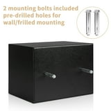 LOCKSWORTH 0.25 Cubic Feet Electronic Digital Safe Box, Steel Money ...