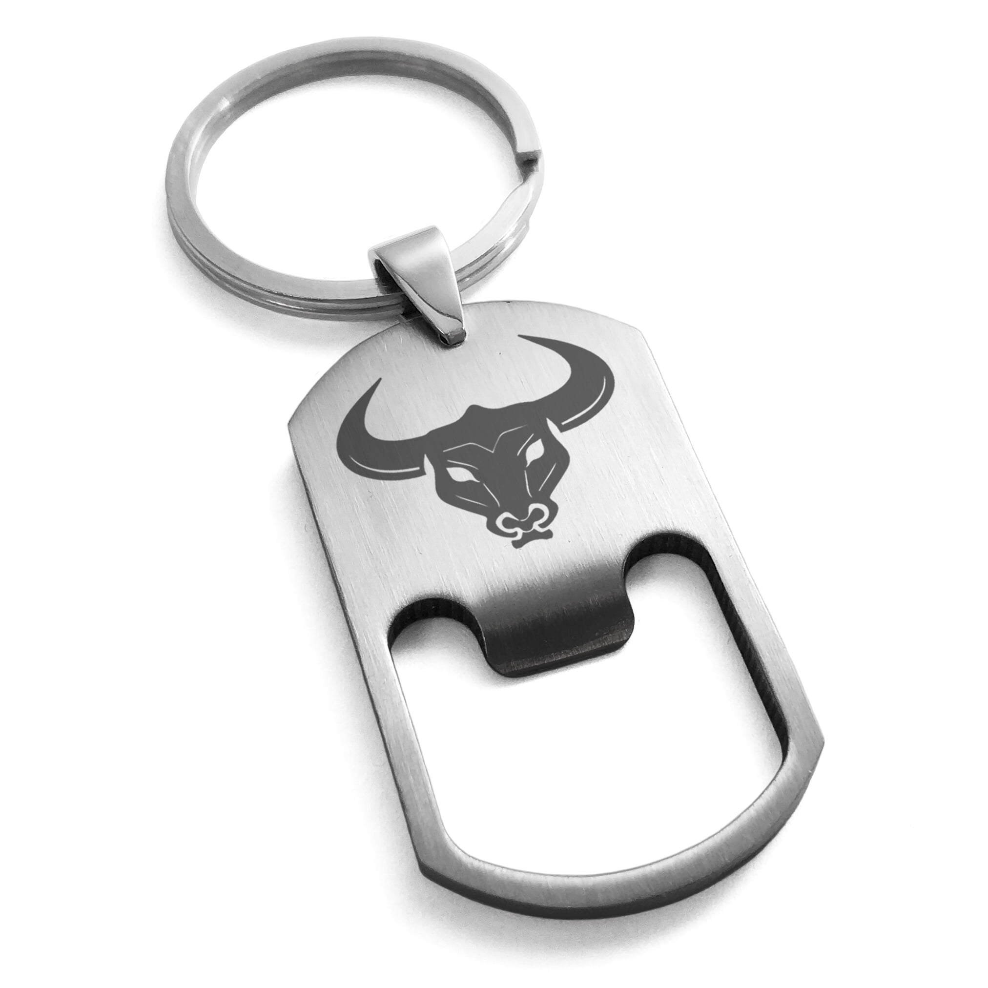 Stainless Steel Greek Mythology Minotaur Engraved Bottle Opener Dog Tag ...