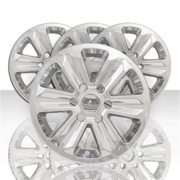Set of 4 17' 6 Spoke Wheel Skins for 2015-2020 Ford F-150 - Chrome ...