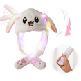 LED Glowing Plush Moving Rabbit Hat for Kids & Adults, Cosplay ...