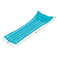 Bluescape Inflatable Blue Transparent Water Mat, Pool Float with ...