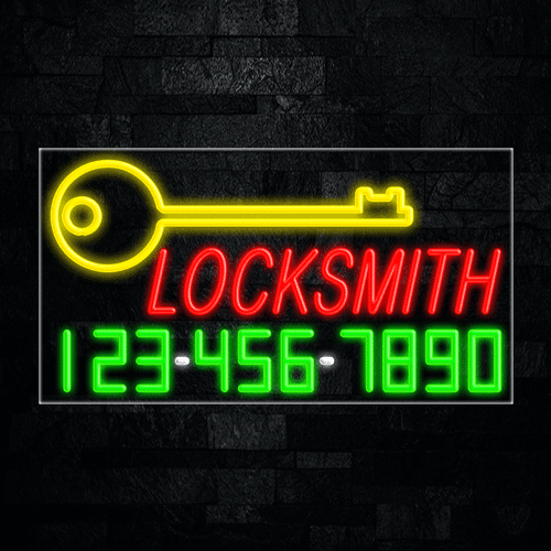 Locksmith LED Neon Sign 33"L x 18"H #35078 - Walmart.com