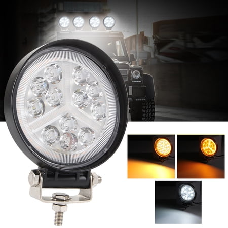 Sarkoyar 4 Inch Round Car Truck SUV White Yellow LED Headlight Fog ...