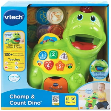 VTech Mix and Match-a-Saurus, Dinosaur Learning Toy for Kids, Purple ...