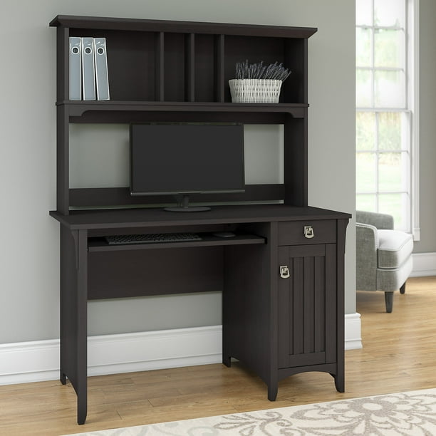 Bush Furniture Salinas Small Computer Desk with Hutch - Walmart.com