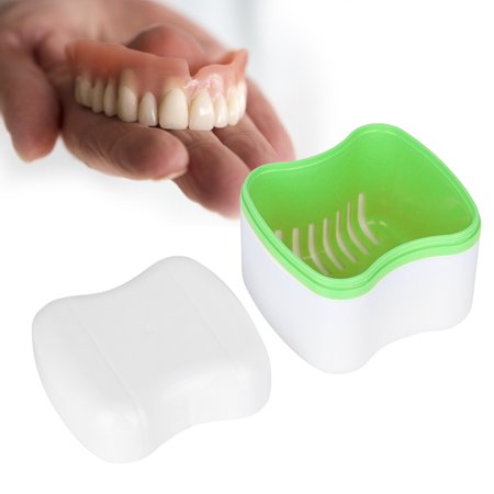 Denture Container, Teeth Storage Box Denture Case, Filter Screen ...