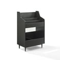 Crosley Liam Media Storage Cabinet, Black, Holds Up to 100 Records per ...