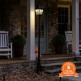 Gama Sonic LED Imperial III Solar Post Light, Dual Color, 3-inch Fitter ...