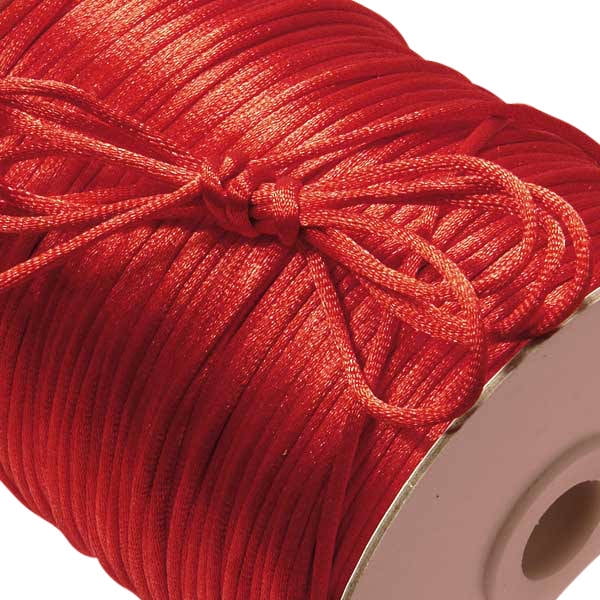 100 yards Satin Rattail Cord 2mm shamballa nylon macrame kumihimo ...