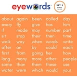 Eyewords Multisensory Sight Word Flash Cards Bundle, Sets #1-#3, Words ...
