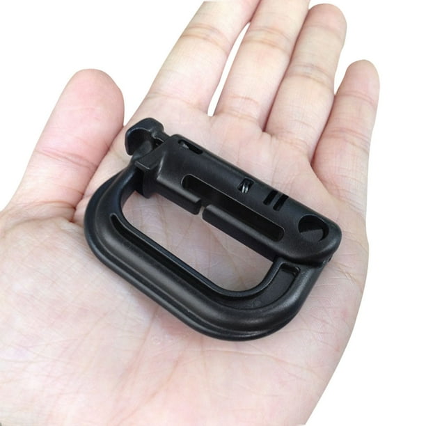 10pcs Mountain Climbing Buckle Lockable D-ring Outdoor Camping Climbing ...