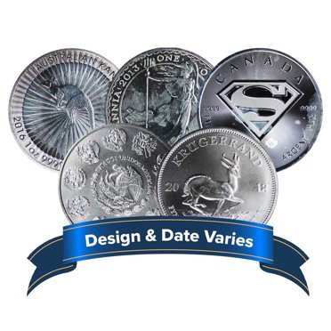 1 Oz Silver Coin (BU) - .999 Pure, Economical, Random Design (Our ...