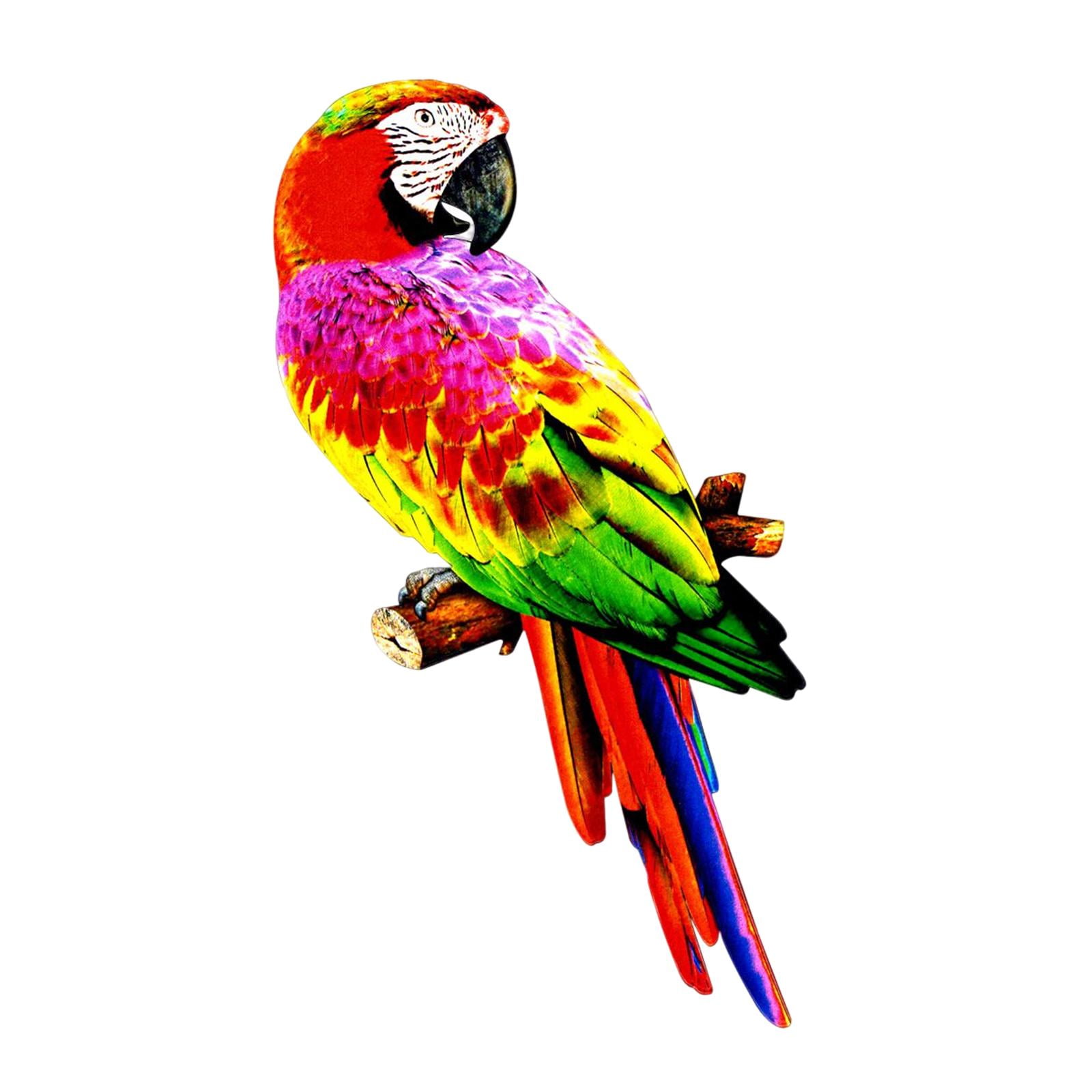 Colorful Artificial Parrots Figurines DIY Statue Photo Props Bird Model ...