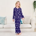 Blue Star Cozy Soft Long Sleeves Top and Pants 2 Piece Cool Pjs Pajamas ...