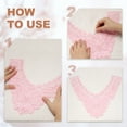 2 Pack Lace Applique Flower Patches, 12x14 Inch Floral Sew on ...
