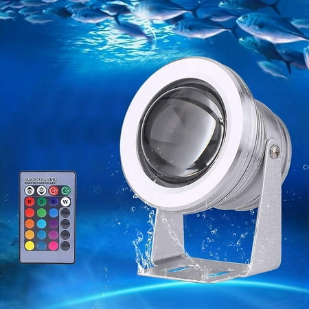 YDJKET Led Submersible Floodlight, Ip67 Waterproof Rgb Underwater Light ...