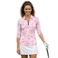 Aplkyhs Pink Spider Web Golf Tennis Shirts Golf Tennis Shirts 3/4 ...