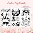 3 Sheets 3 Styles PVC Waterproof Decorative Stickers Self Adhesive ...