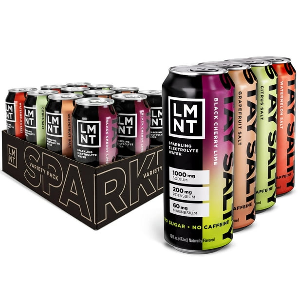LMNT Sparkling Electrolyte Water - Variety Pack | 12-Count | Walmart en ...
