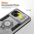 Case for iPhone 15 Plus Built In Slide Camera Cover & 360° Rotatable ...