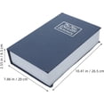 Book Shaped Security Lock Box, Hidden Compartment Security Box for ...
