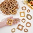 70Pcs 9 Styles Retro Resin Photo Frames for Pictures Embossed Photo ...
