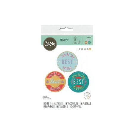 Sizzix JRushforth Thinlits Die You're The Best | Walmart Canada