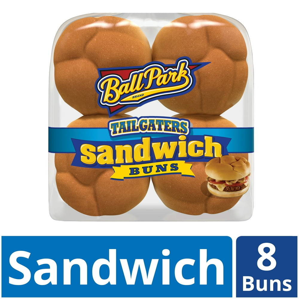 Ball Park Tailgaters Sandwich Buns, 8 count, 21 oz - Walmart.com ...