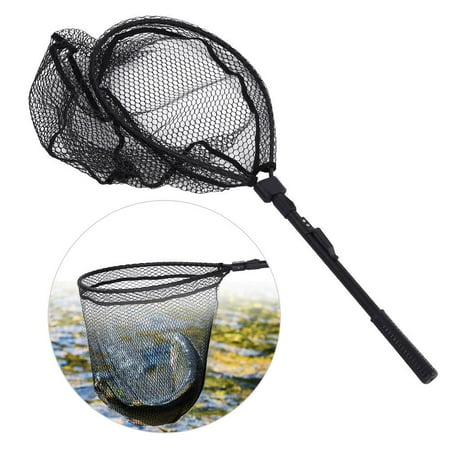 FAGINEY Portable Aluminum Alloy Fast Folding Fly Fishing Hand Dip Net ...