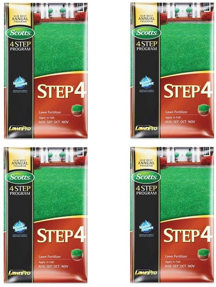 Scotts LawnPro Step 4 Lawn Fertilizer - 12.5 lb. 23622 Pack of 4 ...