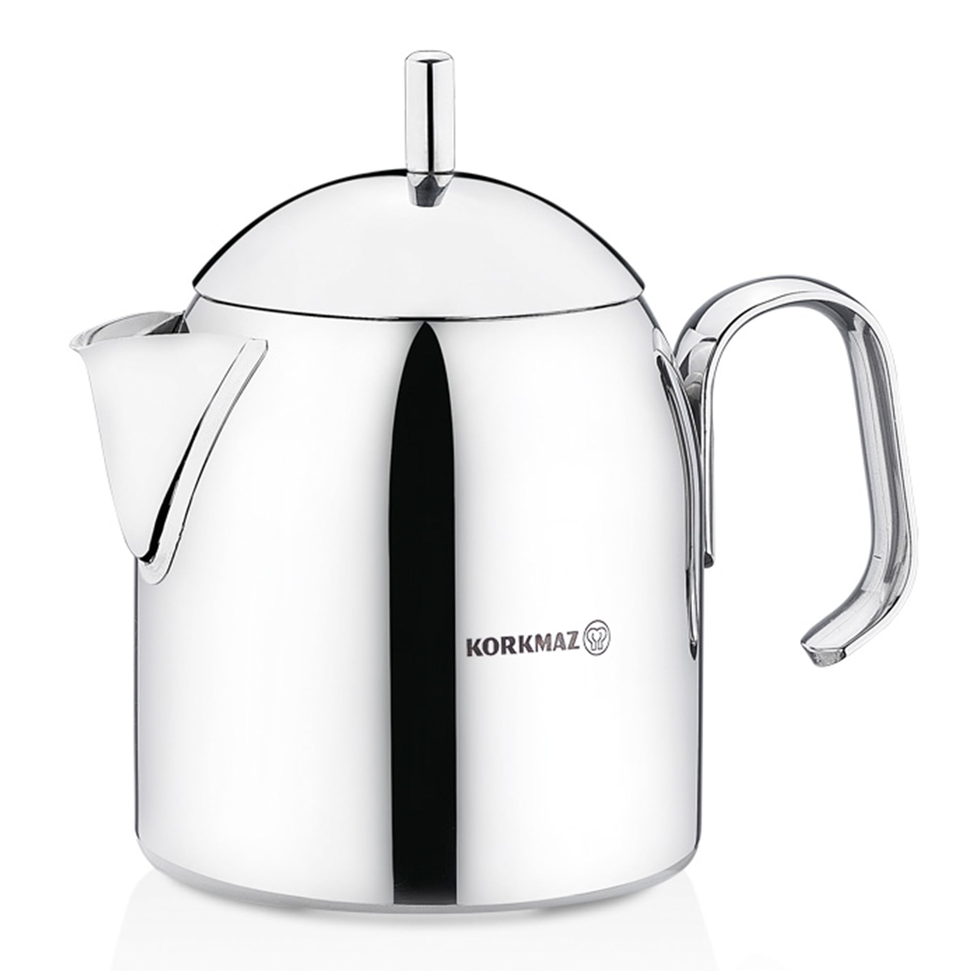 Korkmaz A282 Pera Turkish Teapot for Stovetop,18/10 Stainless Steel Tea ...