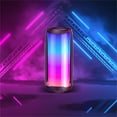 Luoyaxxxxx Bluetooth 5.0 Luminous Speaker 360° Sound Dazzling Lights ... Luoyaxxxxx Bluetooth 5.0 Luminous Speaker 360° Sound Dazzling Lights ...