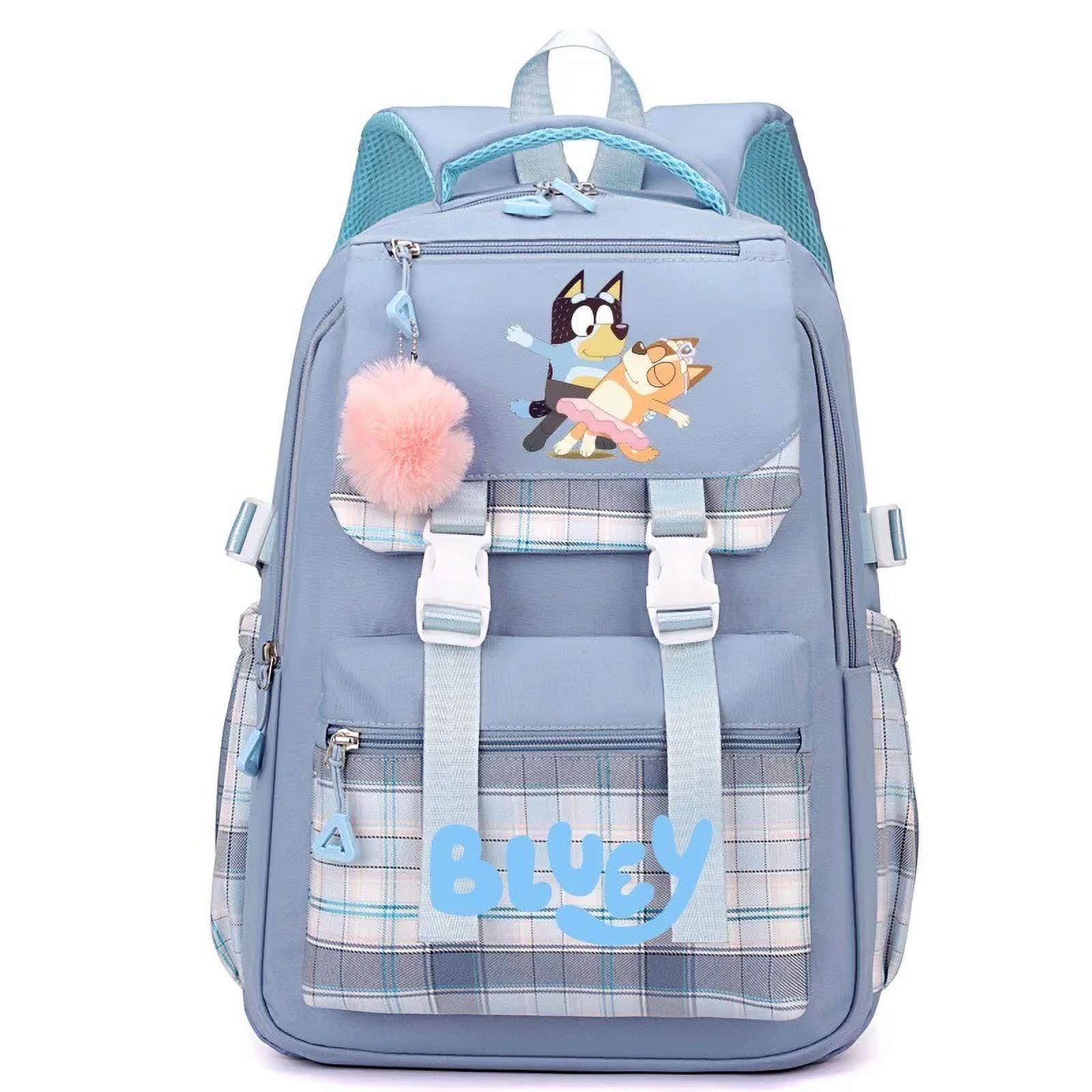 Bluey And His Friends Schoolbags For Boys And Girls Bingo Teenagers And ...